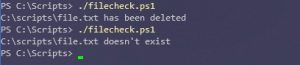 PowerShell - How to Delete a File if it Exists - buildVirtual